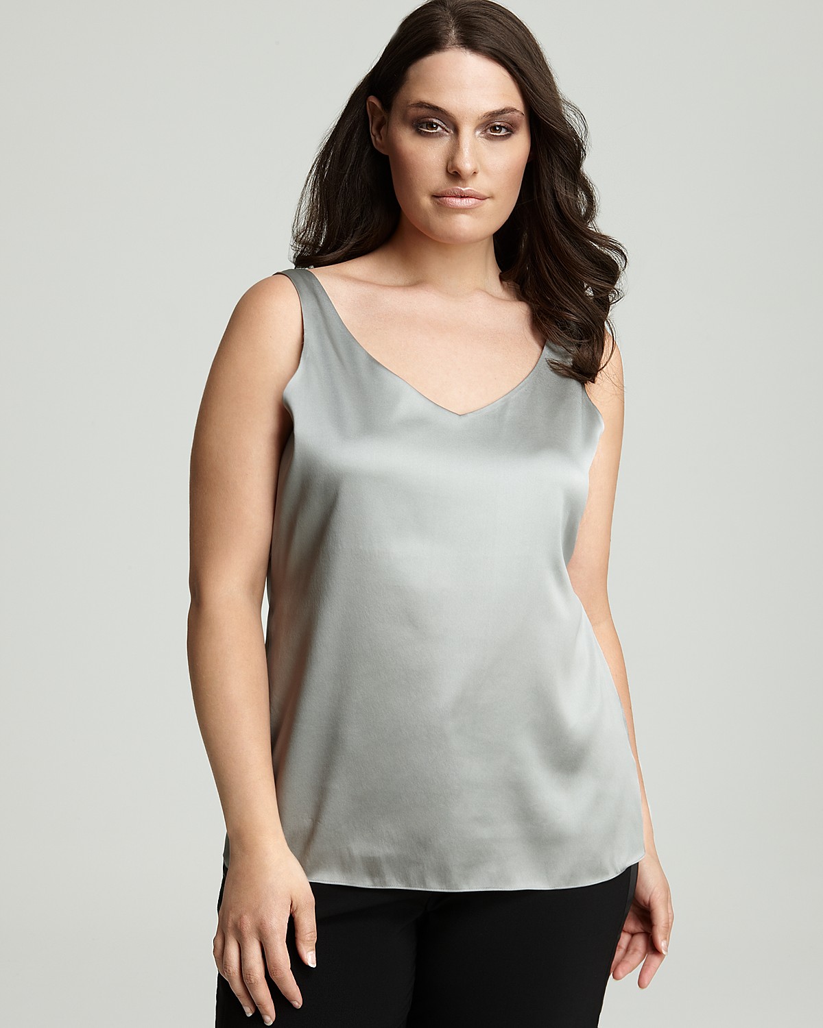 Eileen Fisher Plus Size Stretch Silk Charmeuse Camisole | Bloomingdale's Eileen Fisher Plus Size Stretch Silk Charmeuse Camisole | Bloomingdale's