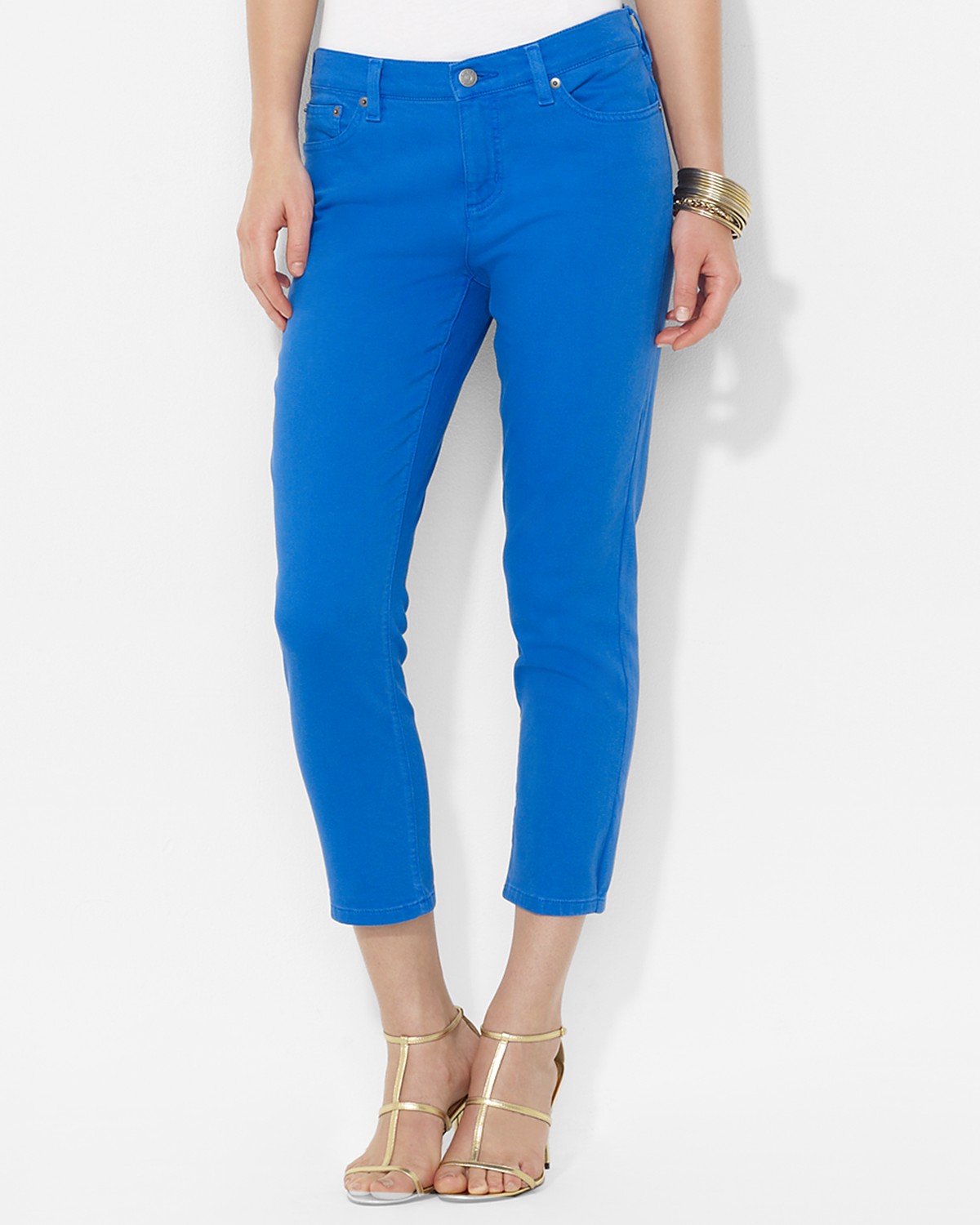 Lauren Ralph Lauren Slimming Cropped Modern Straight Jeans | Bloomingdale's Lauren Ralph Lauren Slimming Cropped Modern Straight Jeans | Bloomingdale's