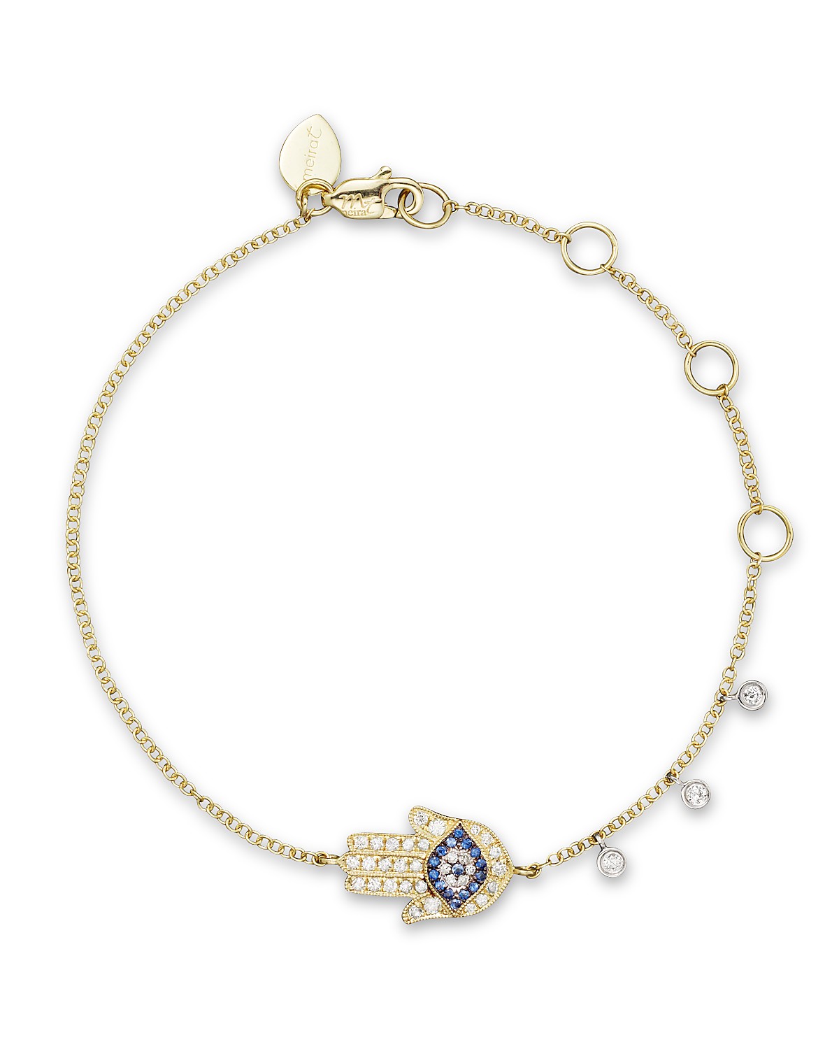 Meira T 14K Yellow Gold Hamsa Bracelet | Bloomingdale's Meira T 14K Yellow Gold Hamsa Bracelet | Bloomingdale's